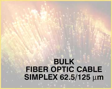 507339 Simplex, PVC Riser, Fiber Optic Multimode Bulk Cable